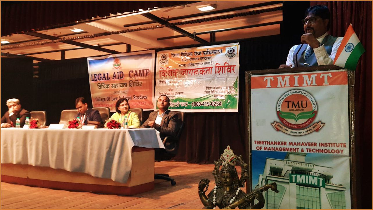 Legal Aid Camp on Constitutional Day- Law College | TMU News